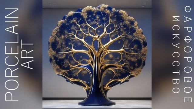 Фарфоровый лес 🌳 Деревья из будущего, созданные ИИ