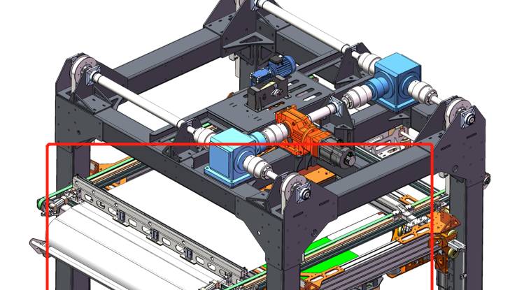Автоматический портальный паллетообмотчик Т1000 с укрытием верха плёнкой