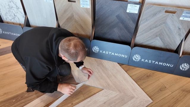 Укладка каменно-полимерного композита  Сraft Core - часть1