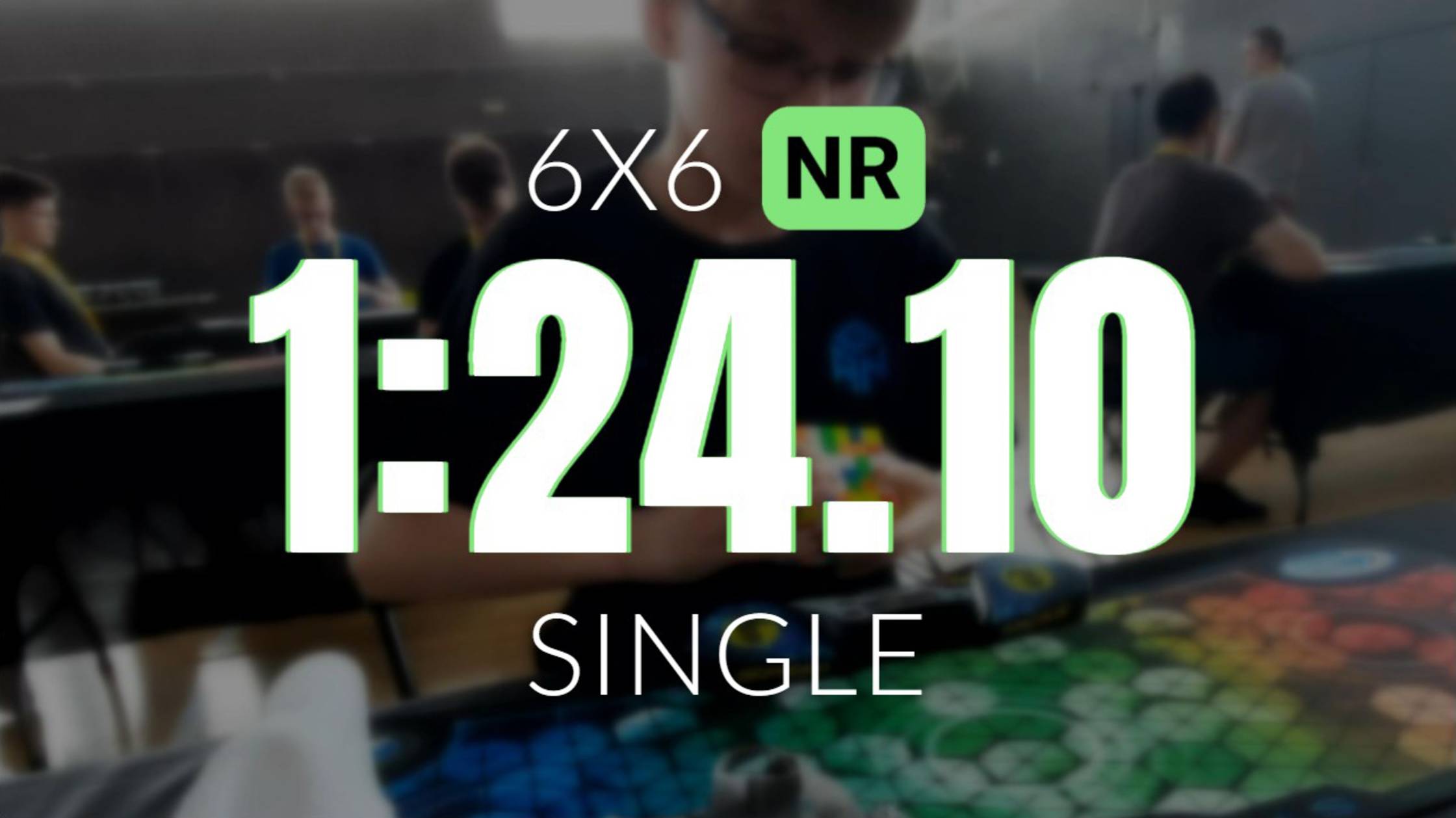 NR [1:24.10] 6x6 Single // Warm Up Portugalete 2024