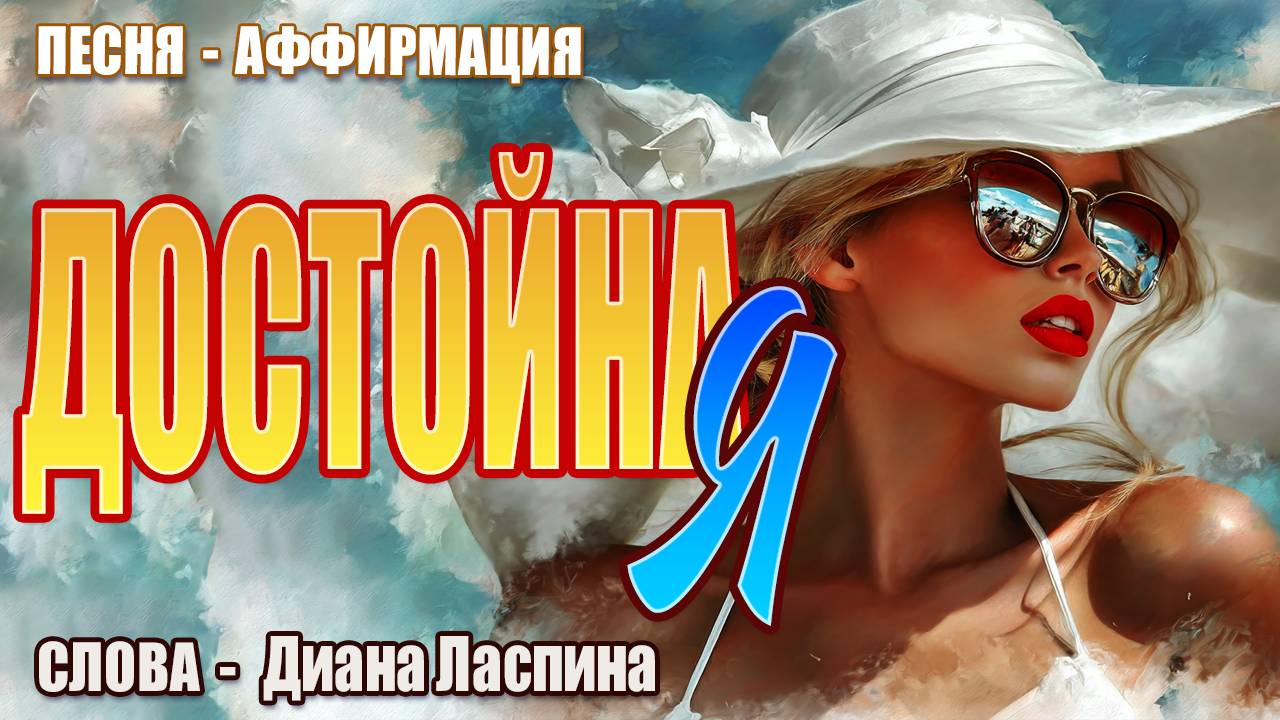 "ДостойнаЯ" — Песня-аффирмация на принятие своей ценности | Стихи Дианы Ласпиной