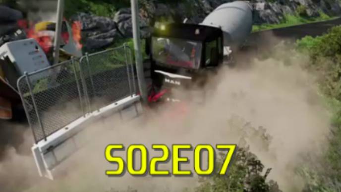 Фильм в BeamNG.drive. Экшен на дороге!  (+ звуковые эффекты) SO2EO7 2 сезон 7 серия