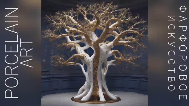 Фарфоровые деревья для интерьера 🏡