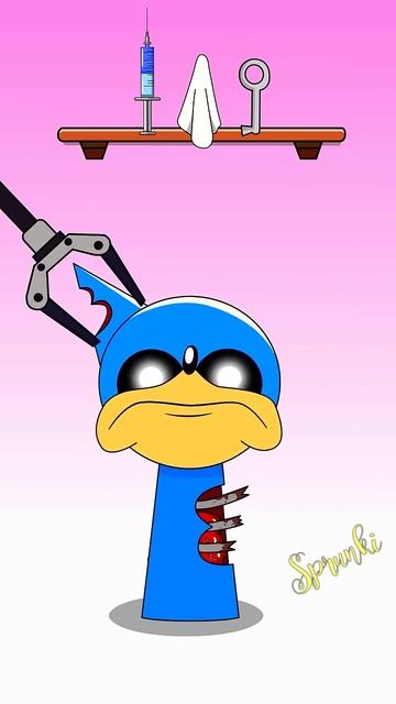 Sprunki OC Durple vs Bailey