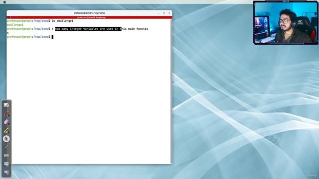 13.3 -Reversing challenge of finding integer variables in main function