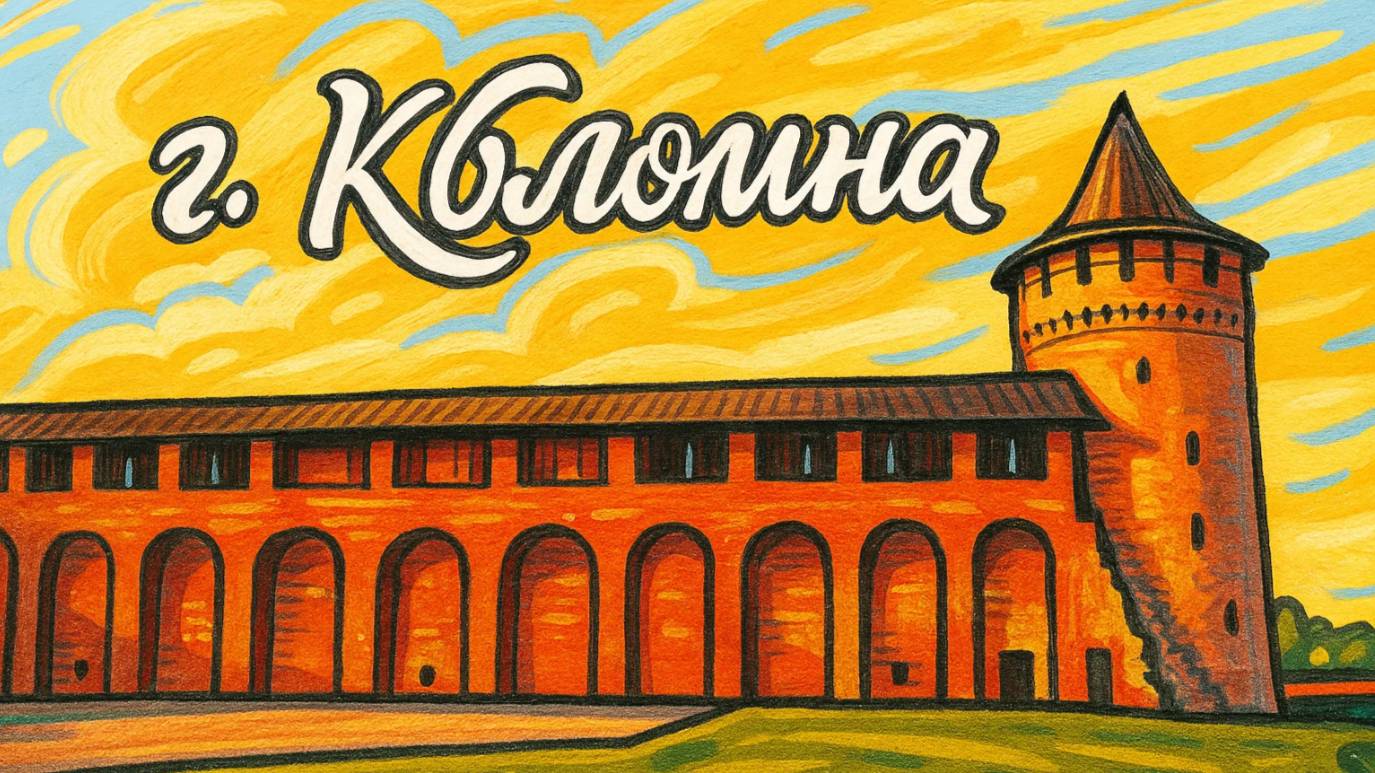 Видеозарисовка города Коломна 2025 г.