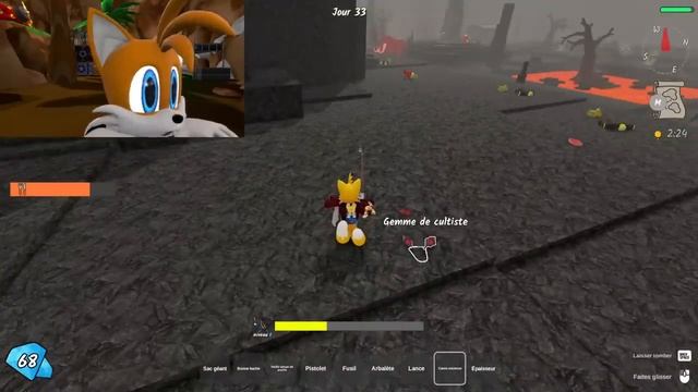 Tails plays - ROBLOX 99 NIGHTS IN THE FOREST !!! Volcanic Biome