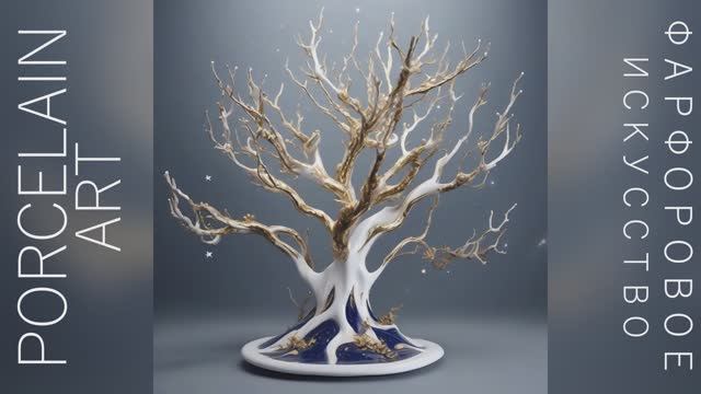 Фарфоровые деревья 🌳 Искусство и интерьер