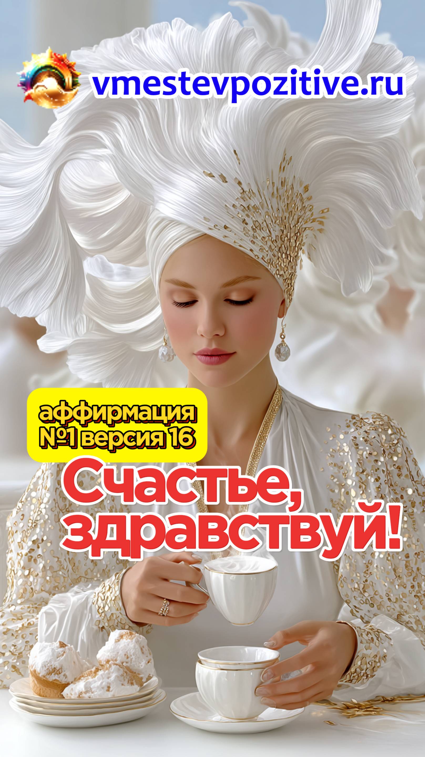 Affirmation. Female. №1. Счастье, здравствуй! (v16)