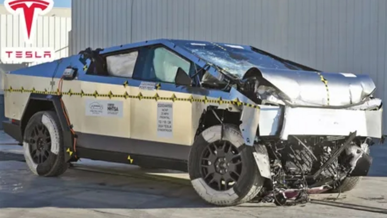 проводим краш тест TESLA CYBERTRUCK