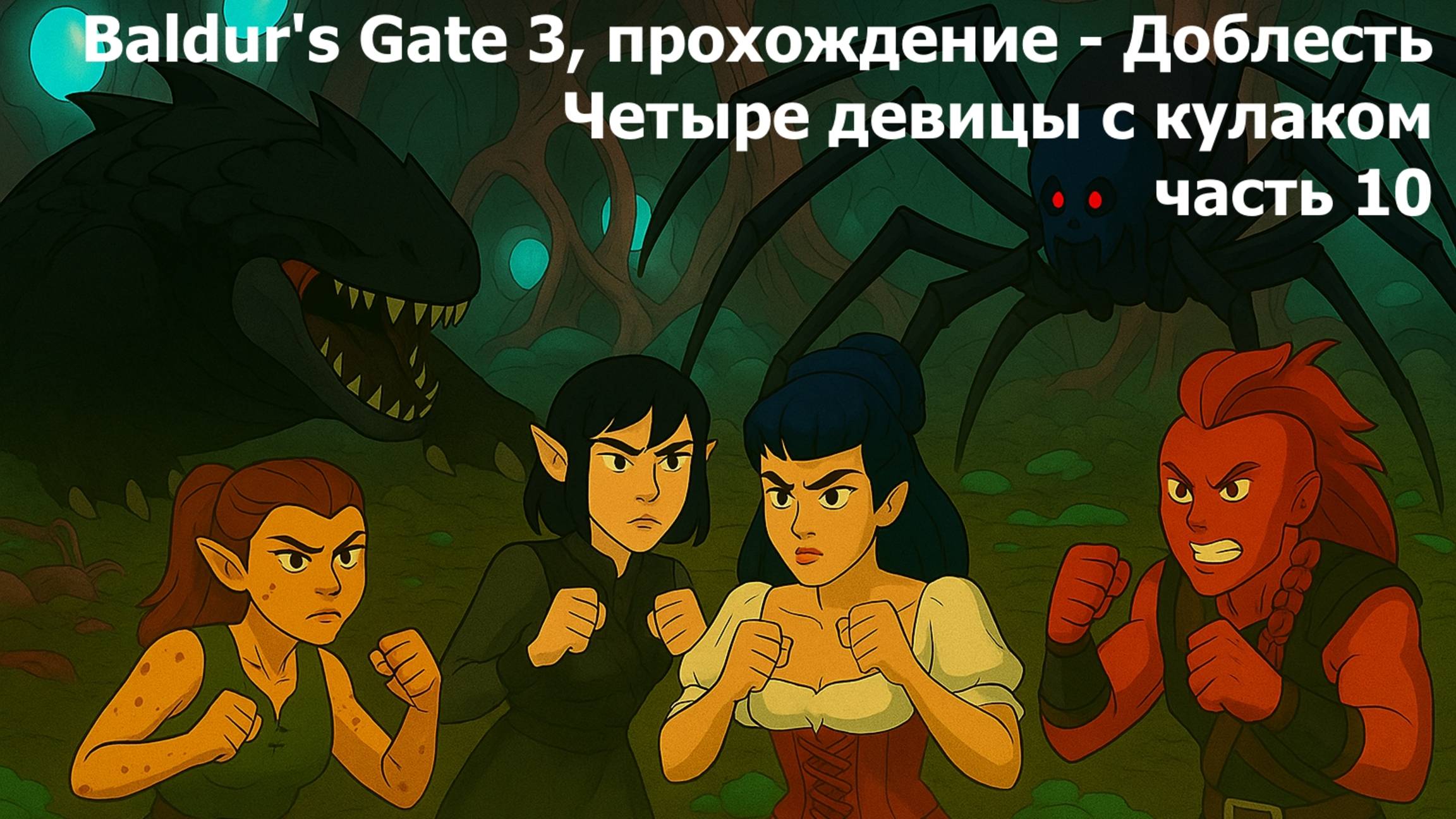Baldur's Gate 3, прохождение - Доблесть. Четыре девицы с кулаком, часть 10