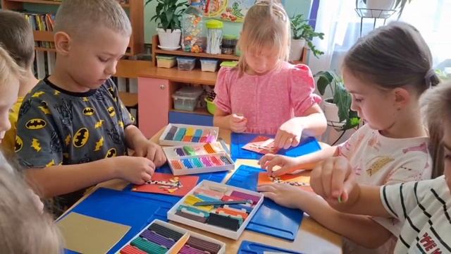 2025. Лепка. Берёзка. Группа Мальвина