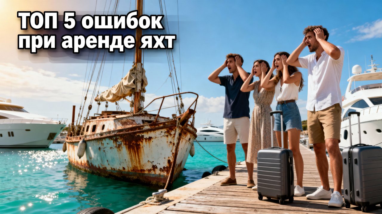 Ошибки при аренде яхт | Как избежать и не потерять деньги.