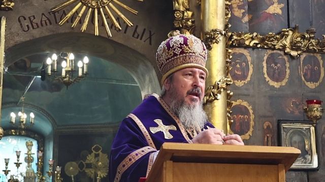 Слово митрополита Савватия в день Воздвижения Креста Господня 27.09.2025г.