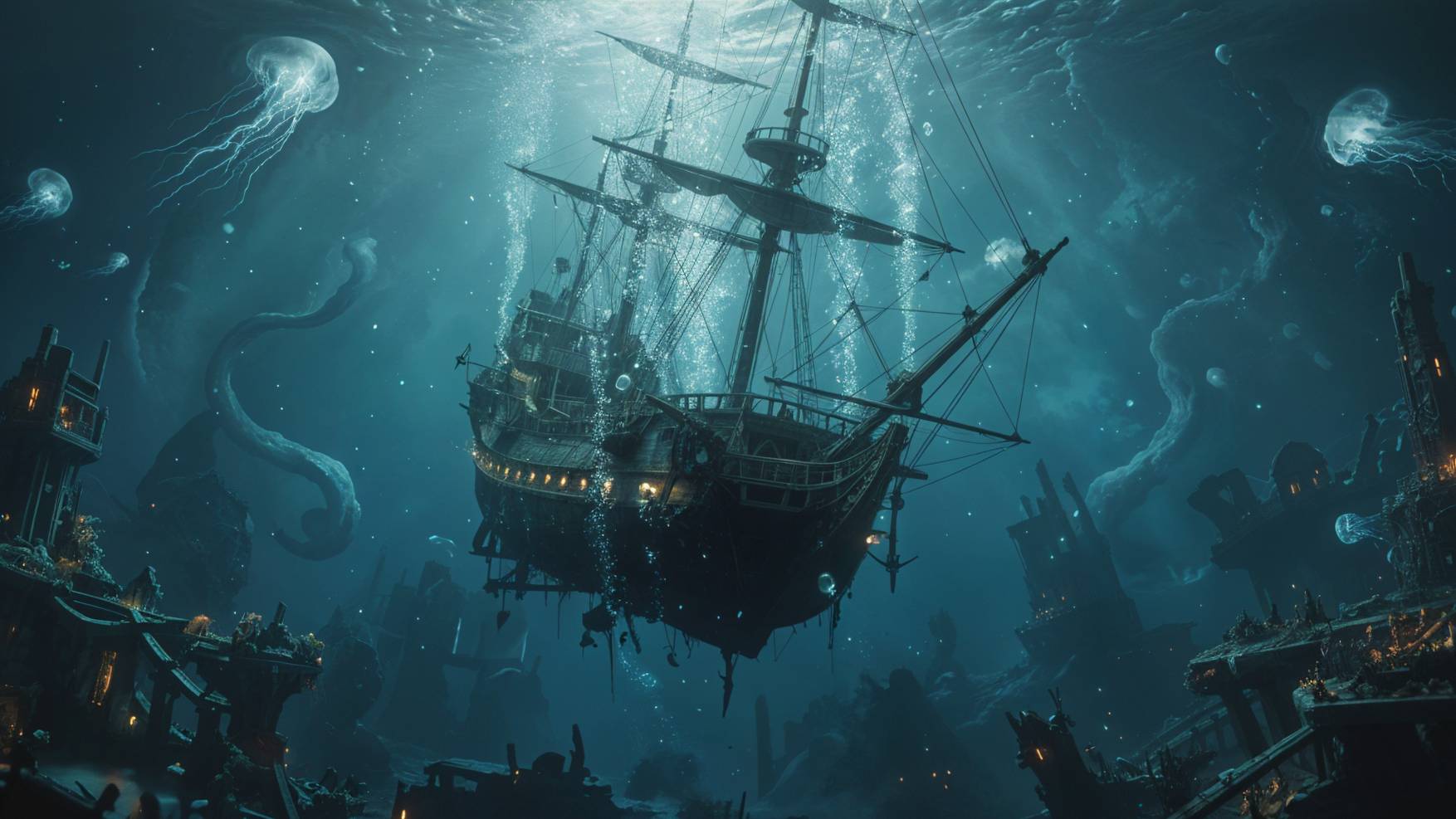 В синем море, в белой пене