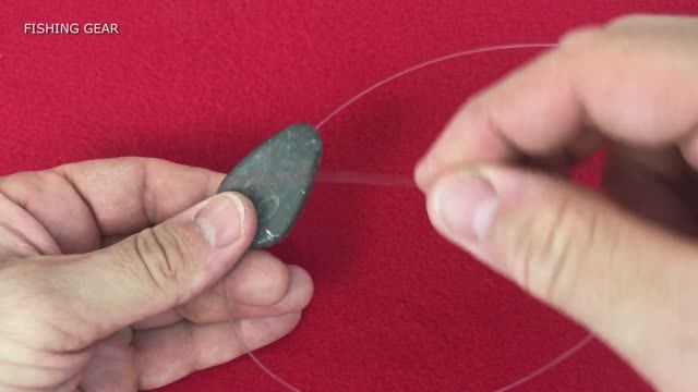 Хитрый рыболовный узел как привязать грузило.
