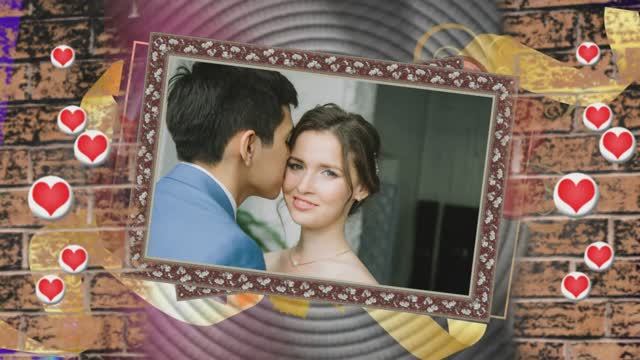 Романтическое поздравление! Анатолий и Елена!Свадебный фото альбом