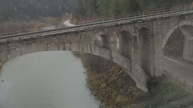 Возле станции Аша, вид из окна поезда (железные дороги России)