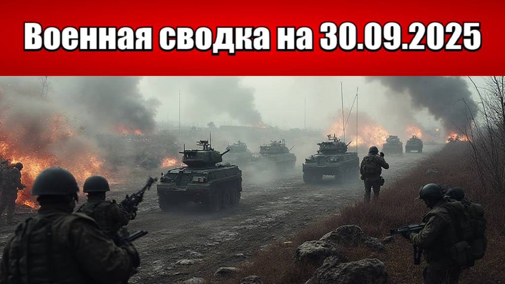 «ВС РФ добивают остатки противника в Клебан-Быке и Катериновке!»: Военная сводка на 30.09.2025