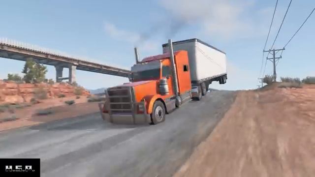 american truck vs european truck. Какая тачка круче? Кто доедет без поломок по дорогам США? Берегись