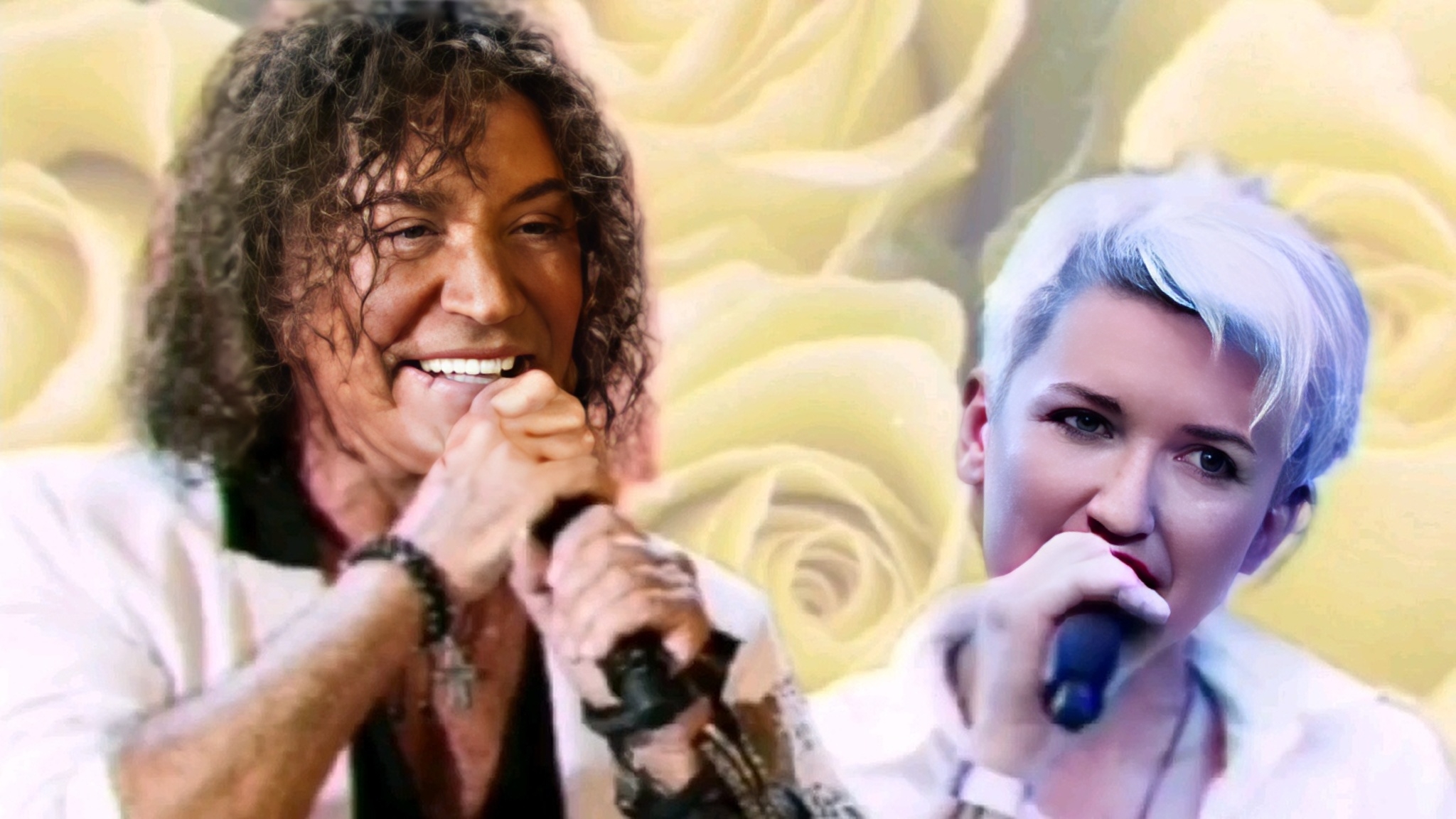 Валерий Леонтьев и Диана Арбенина. Ты дарила мне розы. Видеозарисовка.