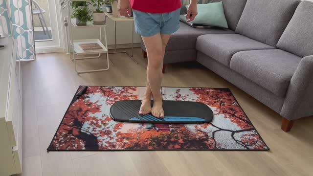 4. Баланс-борд. Cross stepping. Скрестный шаг. Серфинг - тренировки на сухую.