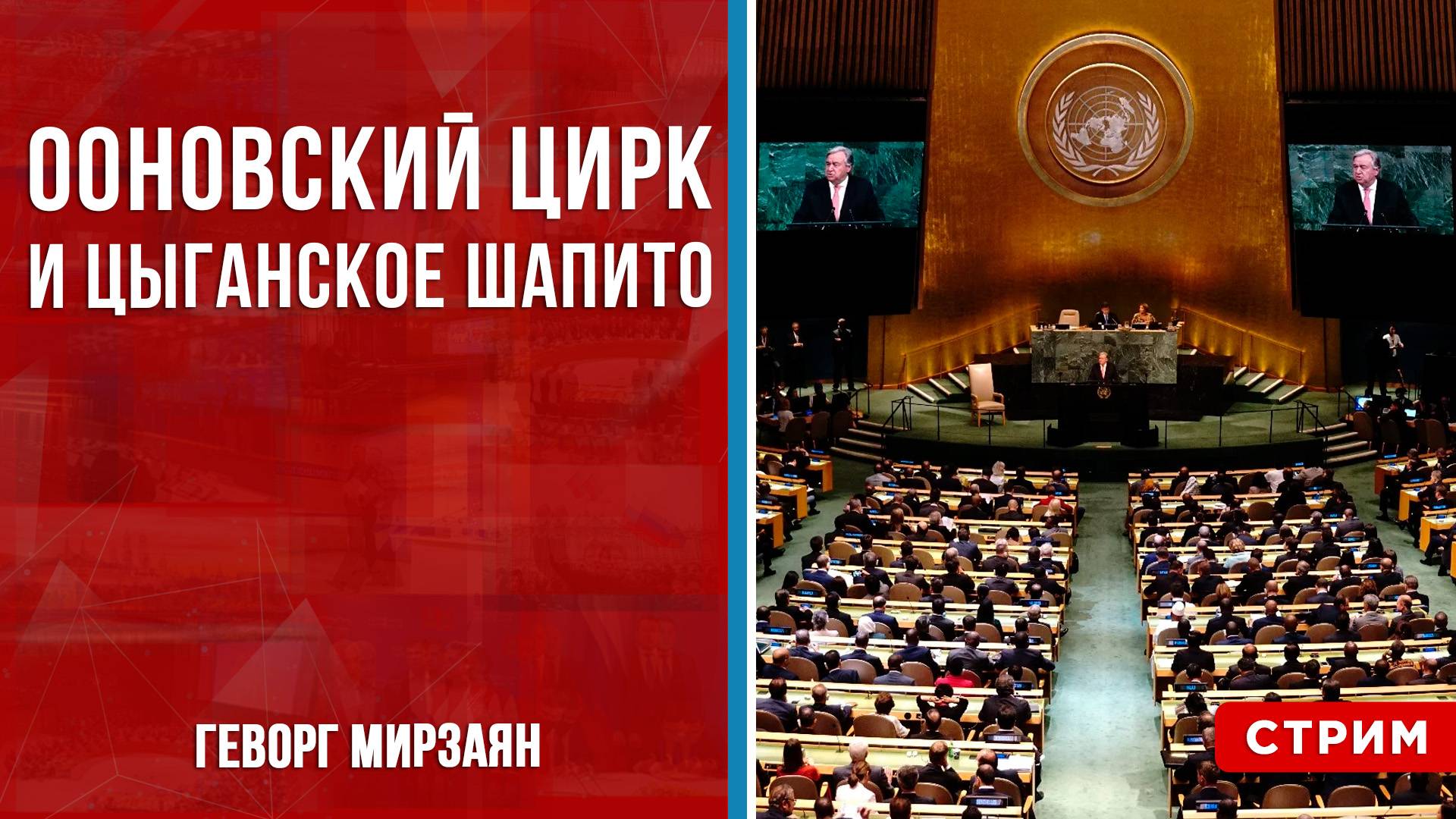 ООНовский цирк и цыганское шапито [Геворг Мирзаян. СТРИМ]