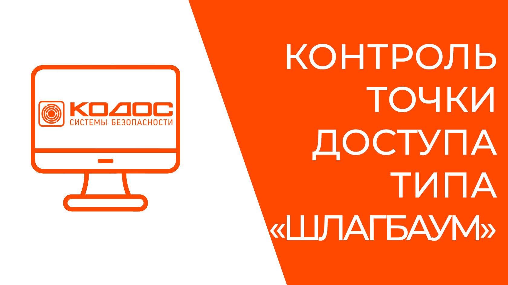 Контроль точки доступа типа «Шлагбаум»