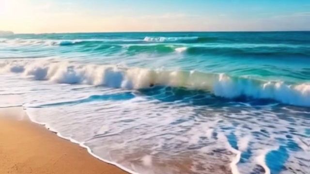 Пляж и волны