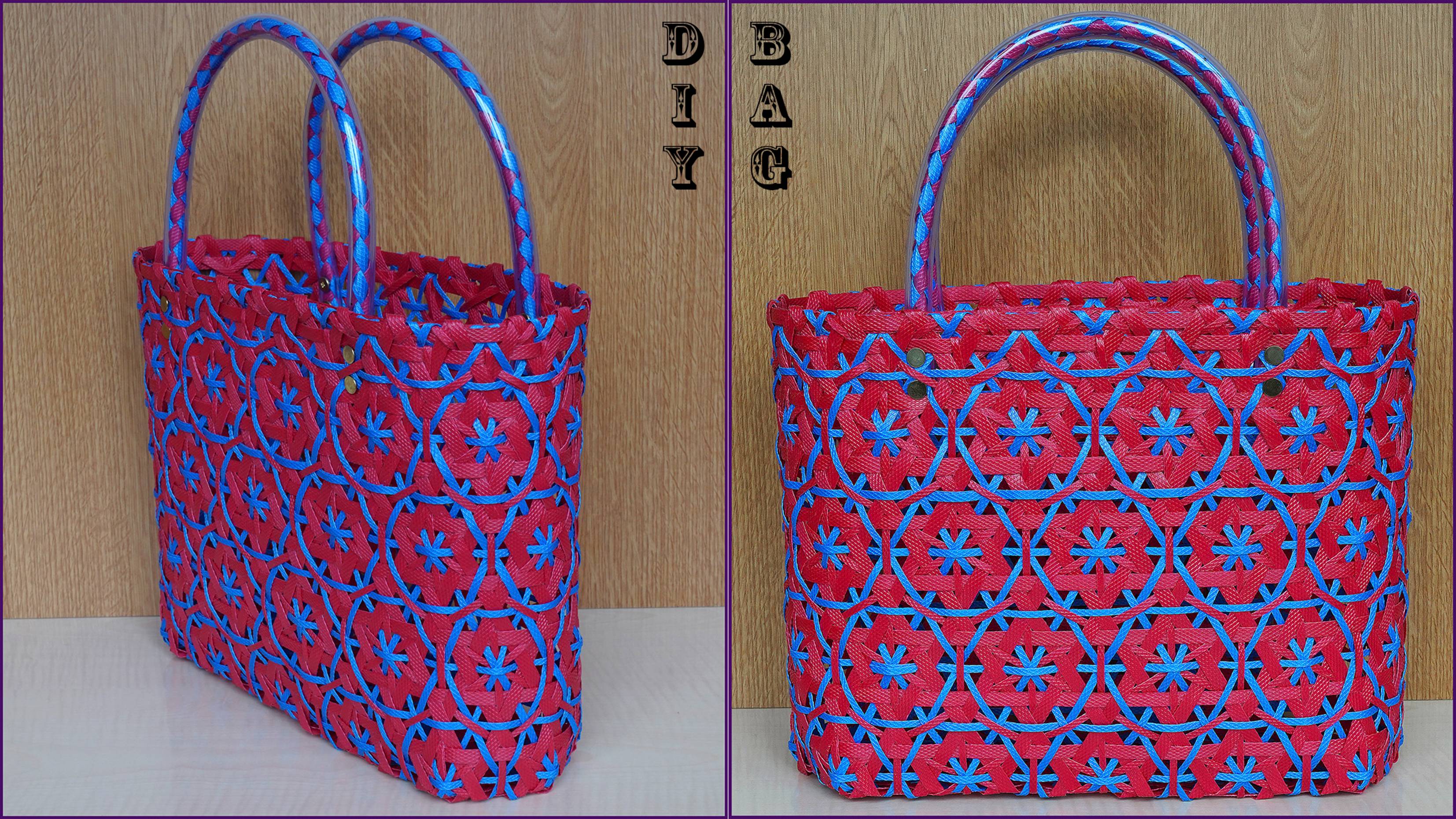 Сумка своими руками из полипропиленовой ленты. Часть 1.