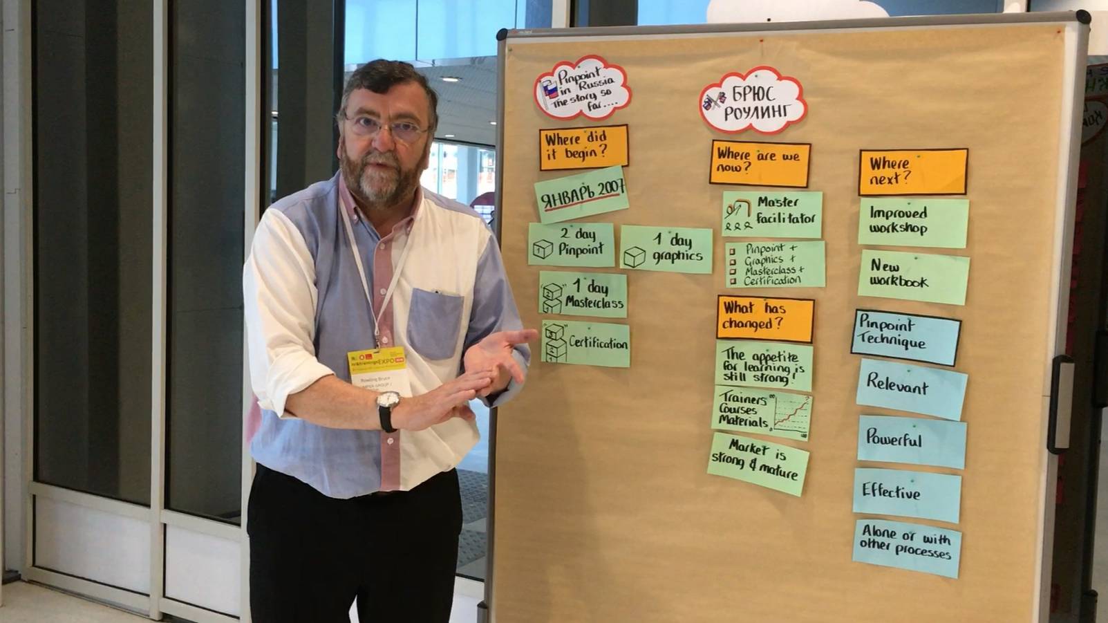 Брюс Роулинг о Pinpoint в России