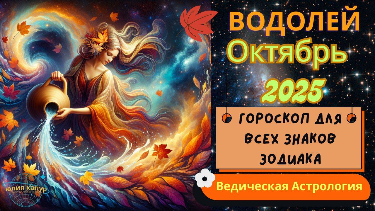 ♒Водолей - гороскоп на Октябрь 2025 года. От Юлии Капур