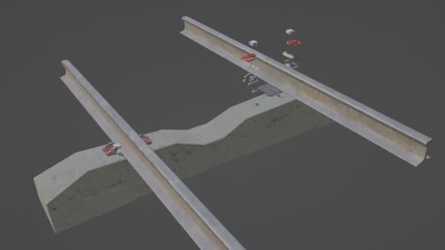 Пилотная разработка Атлас 3D Верхнее строение пути