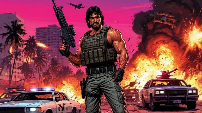 Мой мод - суперпулемёт GTA Vice City Nextgen Edition 105