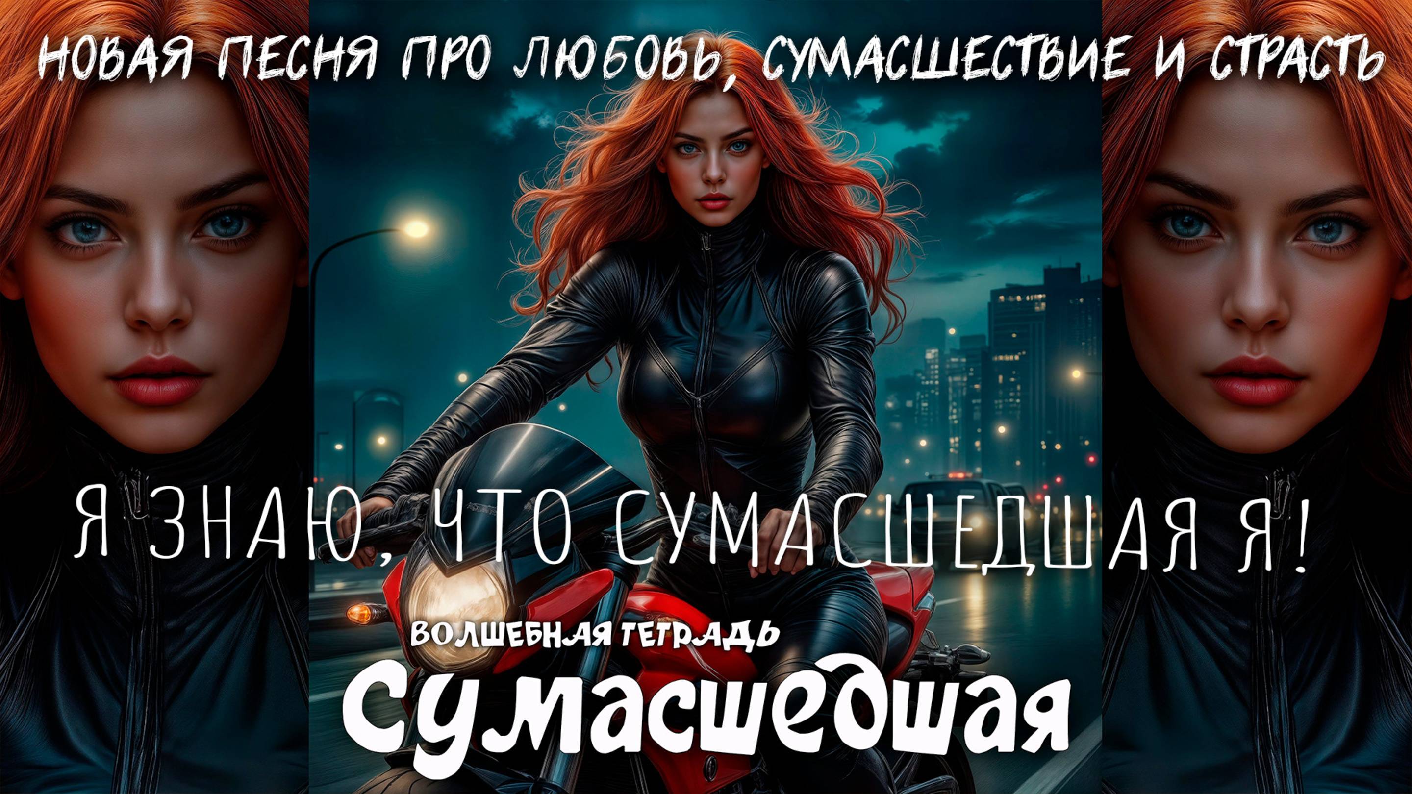 Волшебная тетрадь. "Сумасшедшая". Новая песня про безумную любовь, неожиданную встречу и страсть.
