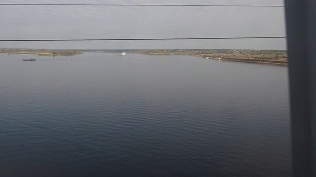 Через Каму по железнодорожному мосту (железные дороги России).