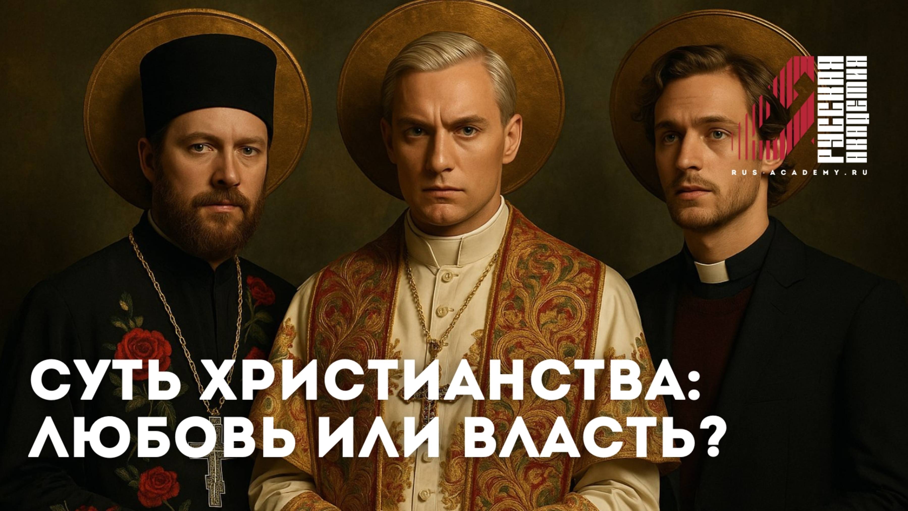 Суть христианства: любовь или власть? Сравнение православия, католичества и протестантизма. Это шок!