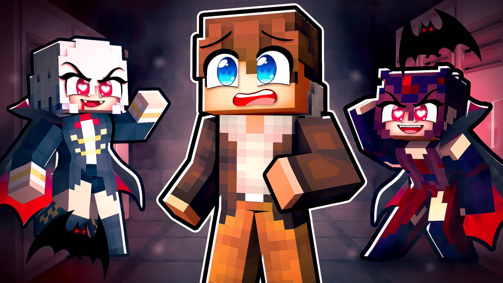 Человек Попал в Школу для Вампиров в Майнкрафт!