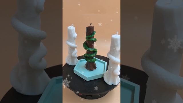 Интерьерные свечи. Ручная работа. Роспись художником.