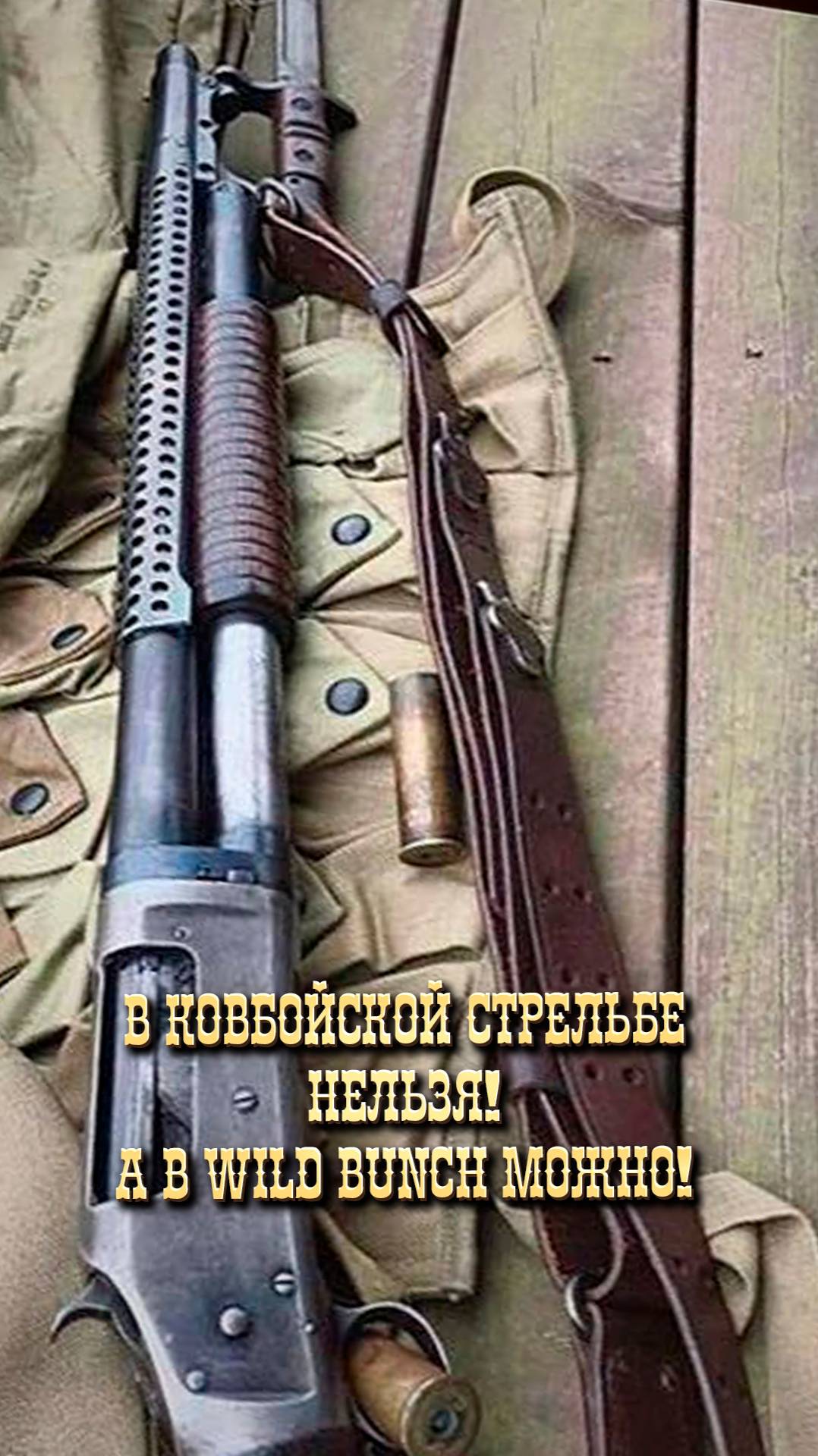 Какие ружья можно использовать в wild bunch, а в ковбойской стрельбе нельзя?