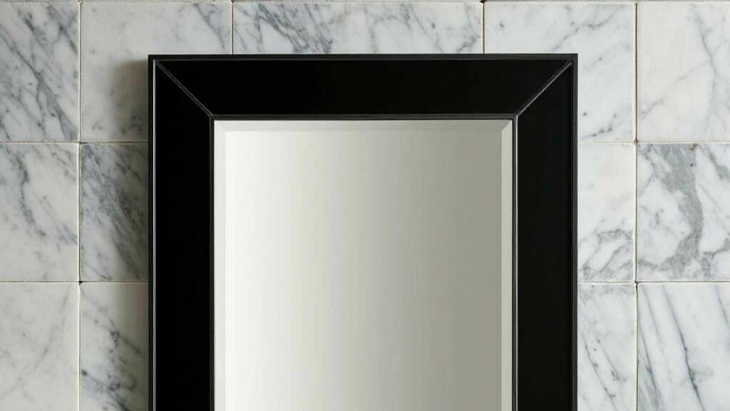 Зеркало в ванную в любимом цвете.