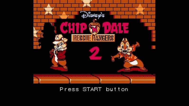 Я играю в игру Чип и Дейл 2 на NES, это очень увлекательная игра!