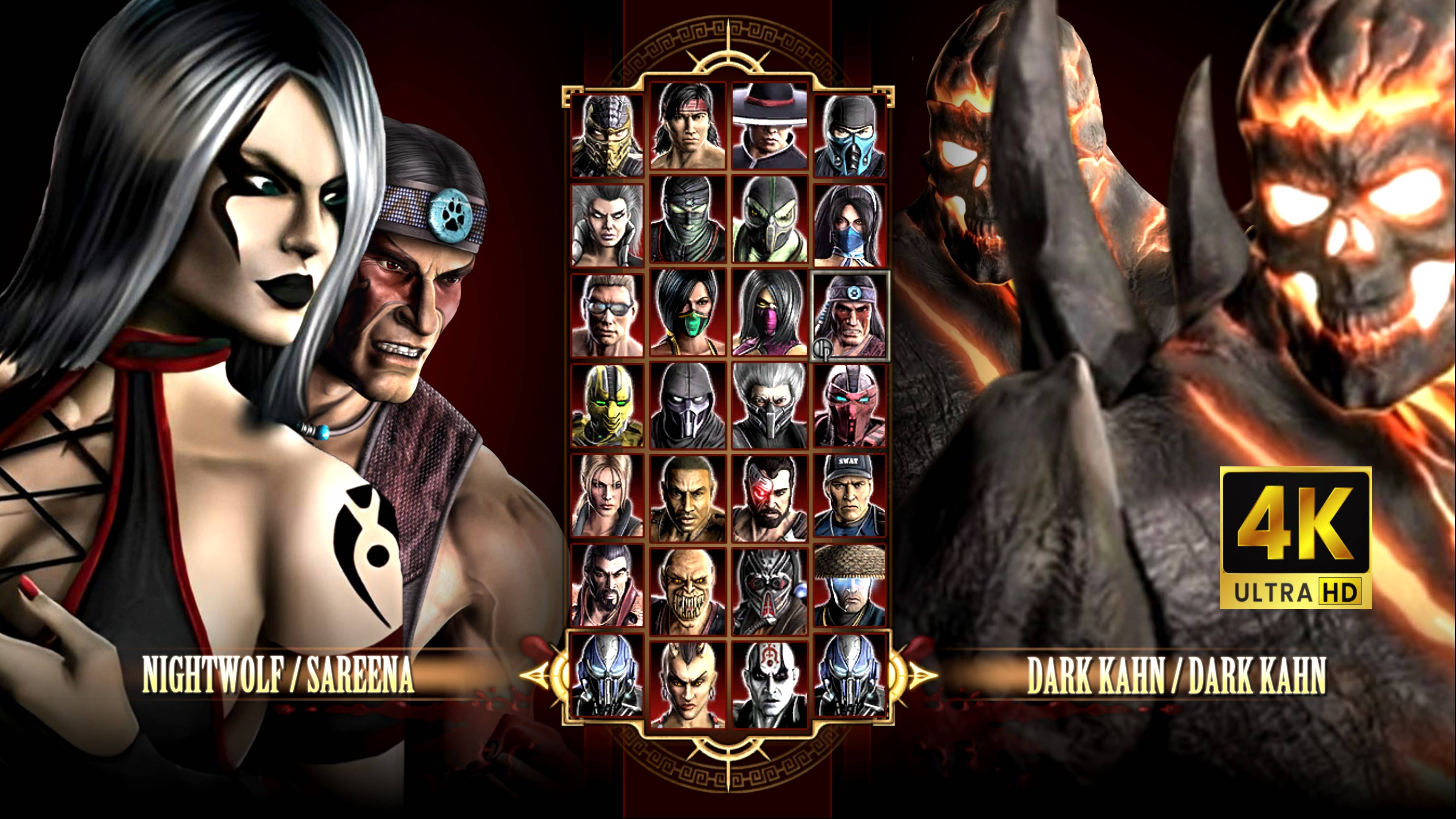 Игра за Kotal Kahn & Sareena в Mortal Kombat Komplete Edition на PC Expert в 4K