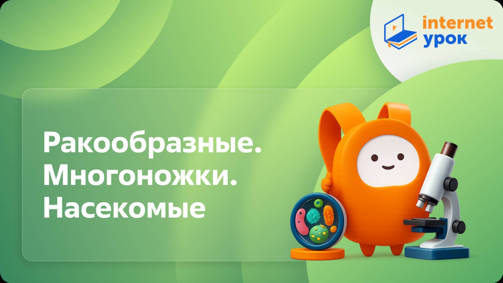 Ракообразные. Многоножки. Насекомые. Видеоурок по биологии 7 класс