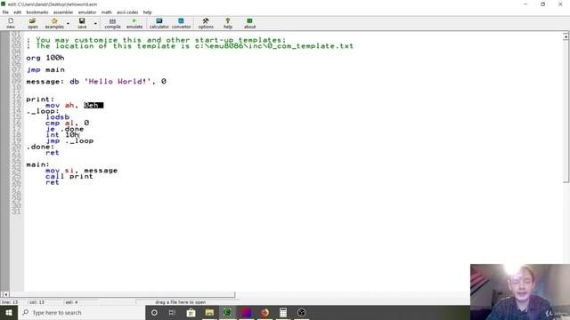 2.15. Revising Our Hello World Program