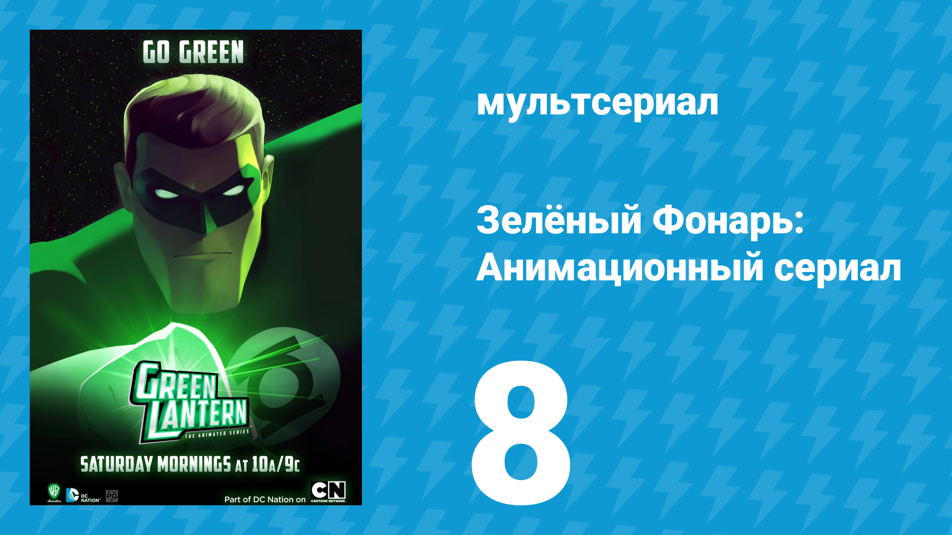 Зелёный Фонарь: Анимационный сериал 8 серия «Страх самого себя» (мультсериал, 2012)