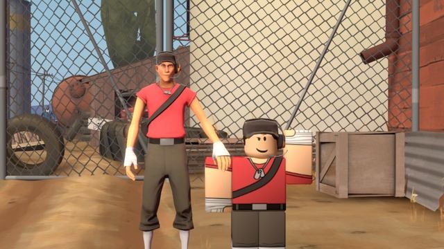 скаут встретил себя из роблокса