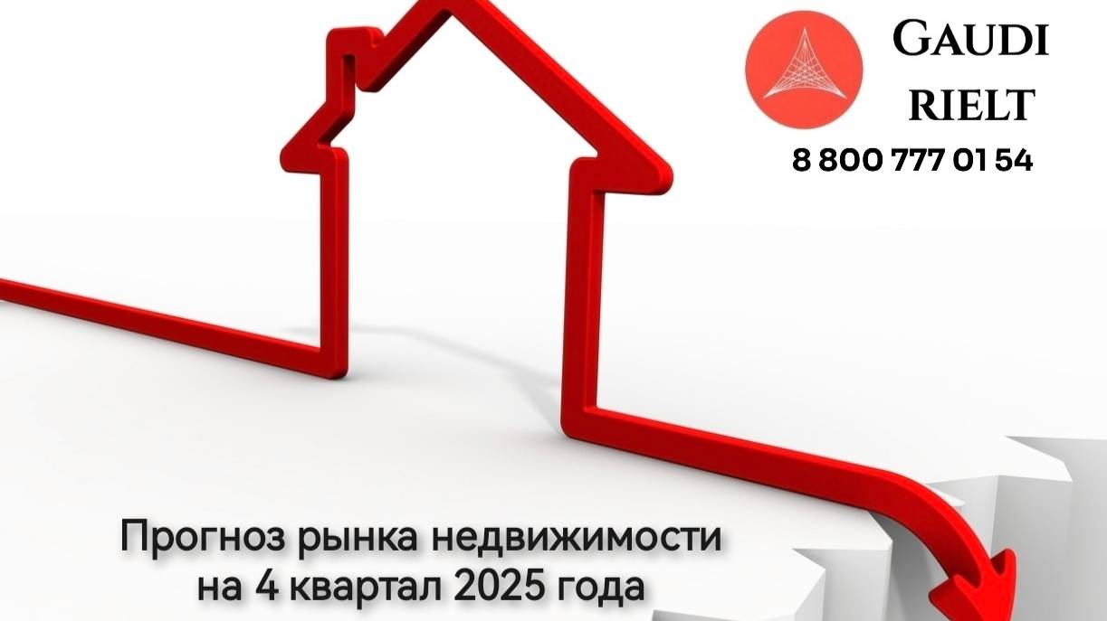 Прогноз вторичного рынка недвижимости Краснодара на 4 квартал 2025 и итог 3 квартала 2025 года.