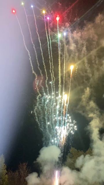 Пиротехническое шоу и салют на 18 лет