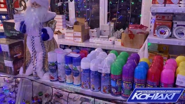 Гирлянды и новогодние украшения в Армавире (8)